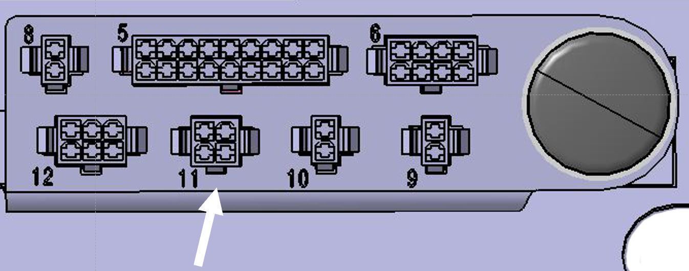 FMS Accessories. Radar Connection Plug