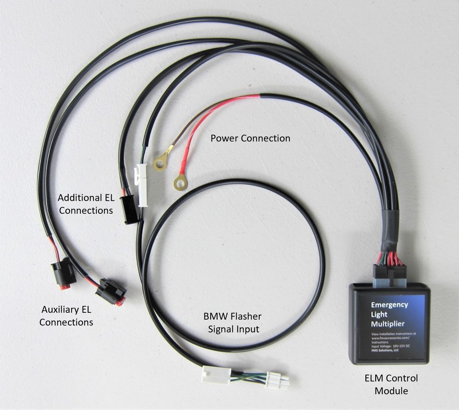 FMS Accessories. Emergency Light Multiplier Module w/Harness for Two ...