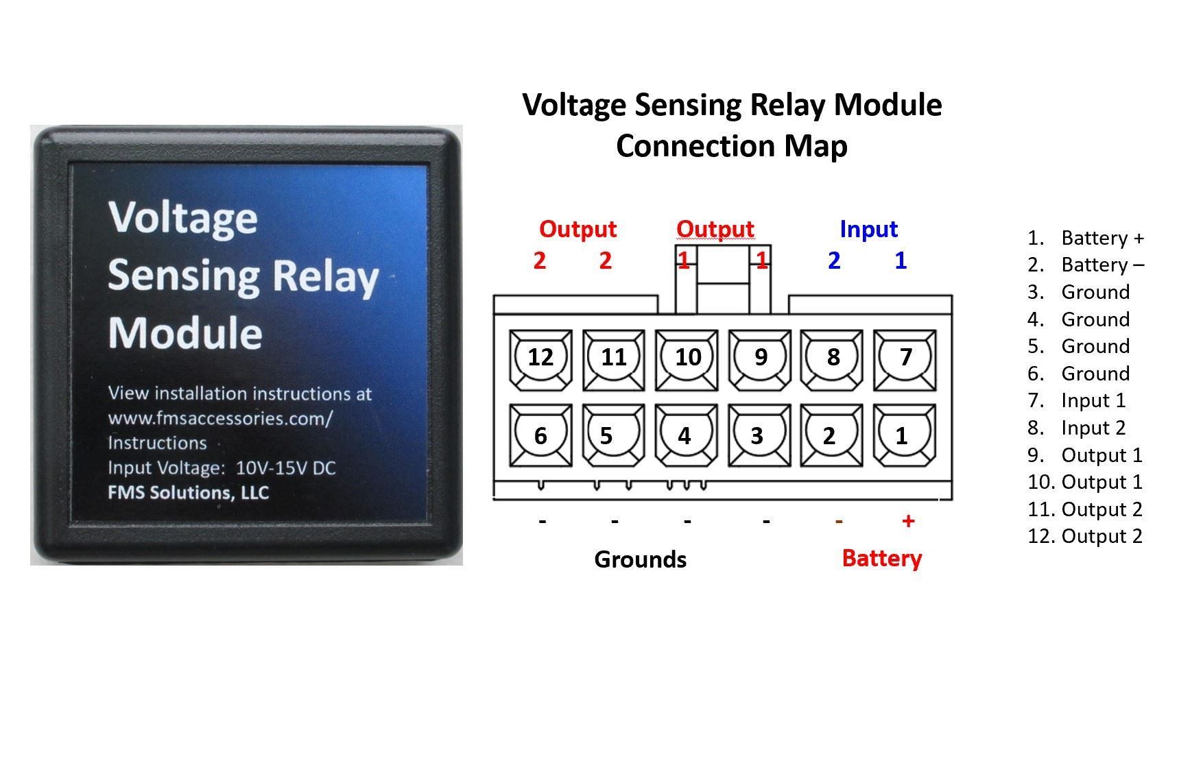 FMS Accessories. Voltage Sensing Relay Module